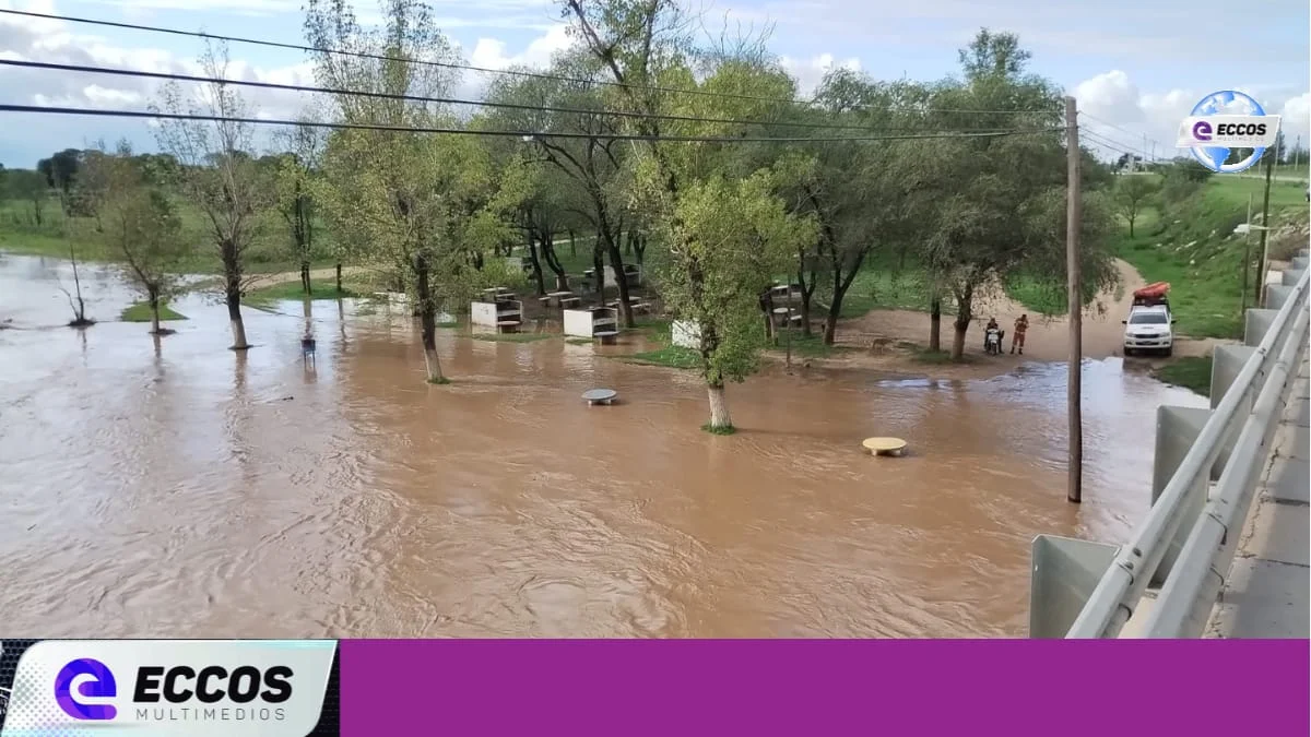 Impactantes Imágenes de la crecida del Rio Cuarto en Alejandro Roca ...